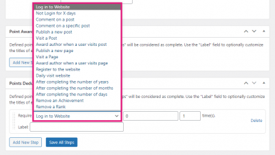 Point Types - BadgeOS